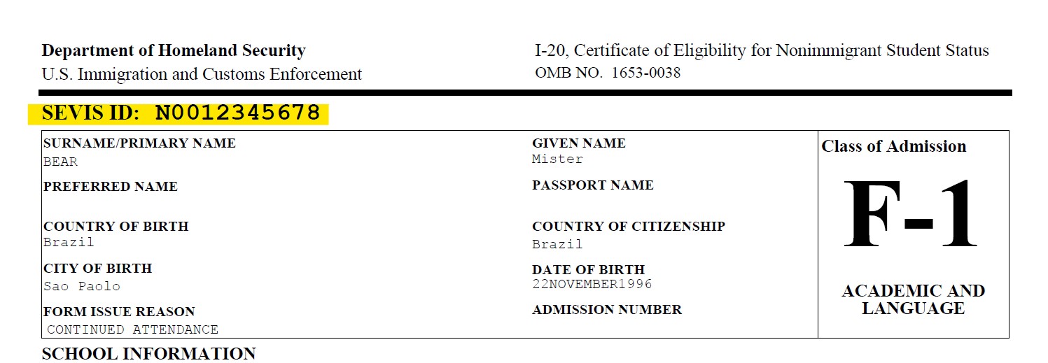 Apply for Your I-20 or DS-2019 - Office for International Students ...